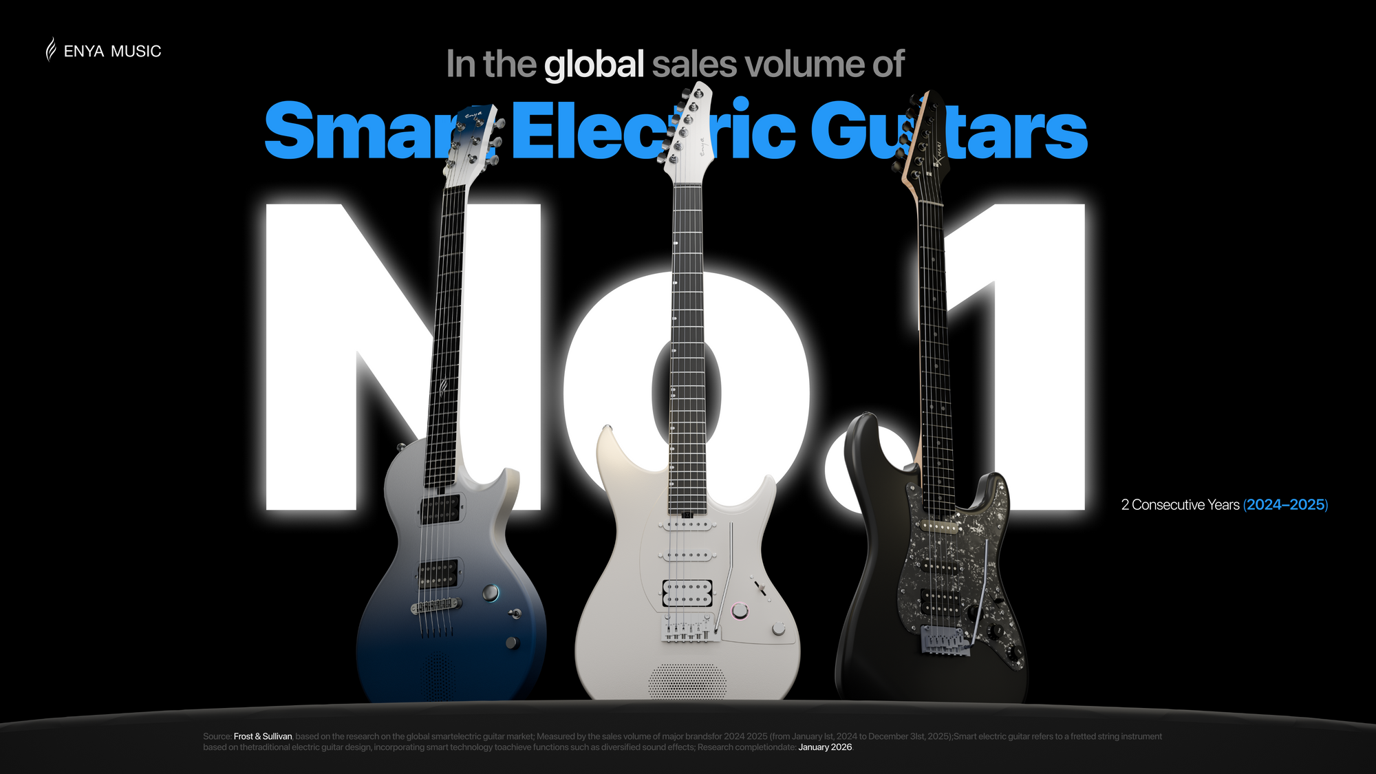 Enya Inspire: Carbon Fiber Super ST Smart Guitar