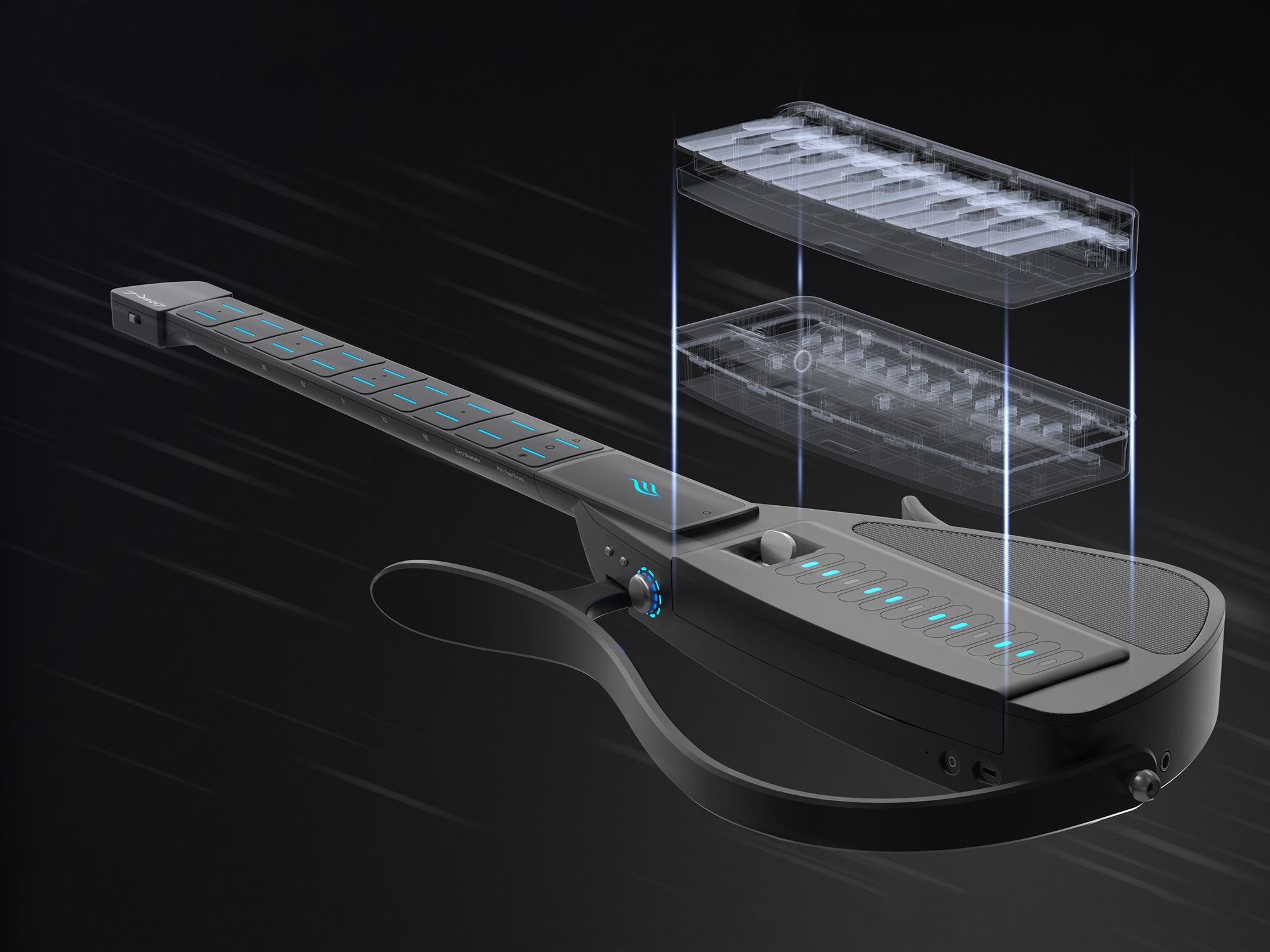 Enya Cyber-G: New Era Backing Stringless Guitar