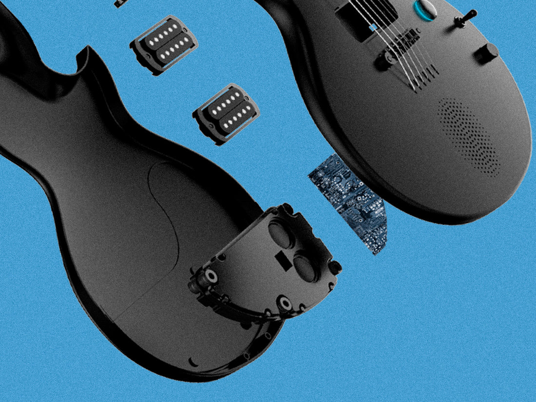 Nova Go Sonic : Carbon Fiber Smart Electric Guitar